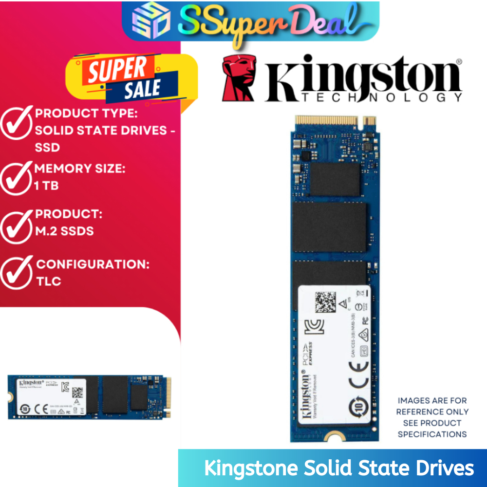 ( SSD CLEARANCE )KINGSTON Solid State Drives - SSD M.2 2280 1024GB NVMe SSD / Solid State Drives ...