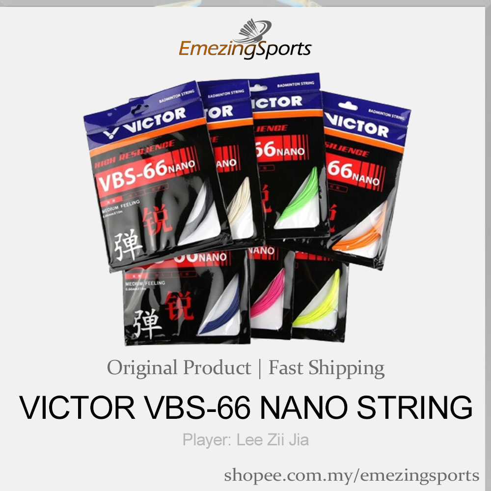 Victor VBS-66 NANO String Badminton Strings - VBS-66N - Using By: Lee ...