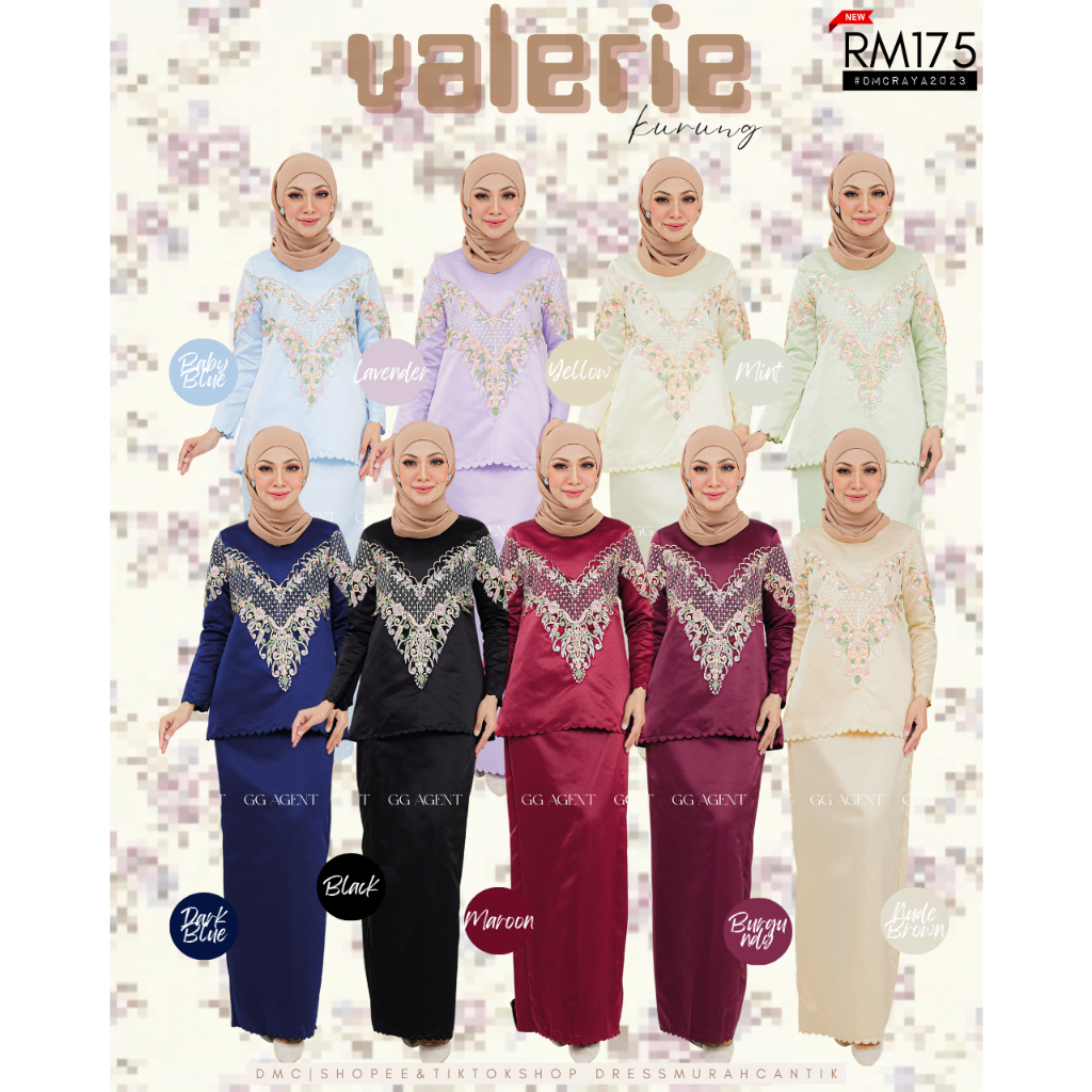 GLAM BRIDE RAYA 2025 - VALERIE LACE Mini Kurung Modern with Lace ...