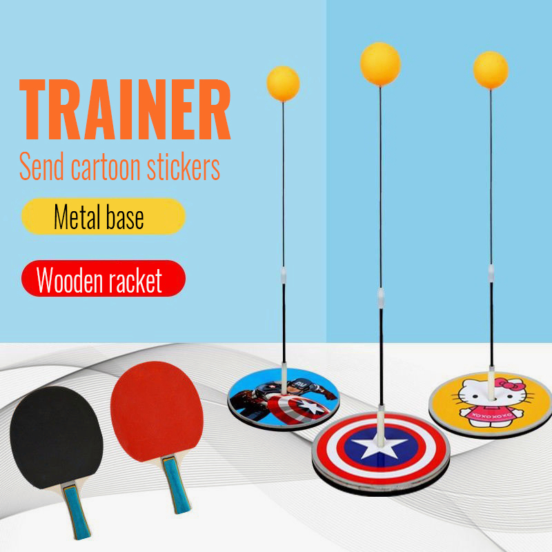 Portable Ping Pong Trainer Kids Table Tennis Ping Pong Sports Exercise ...