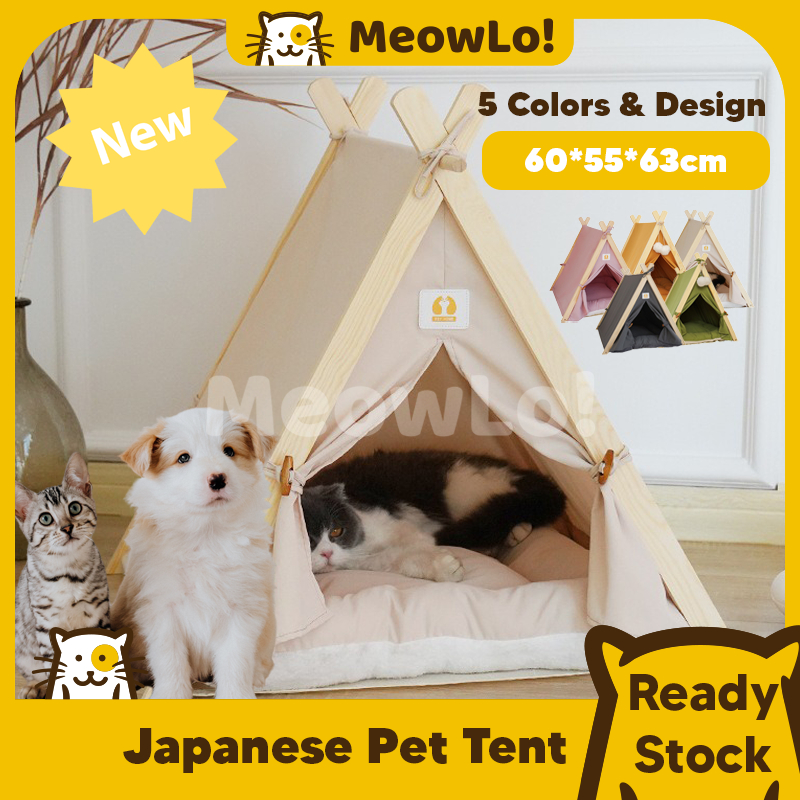MeowLo Premium Quality Japanese Style Pet Tent Cat Tent Cat Bed Dog Bed ...