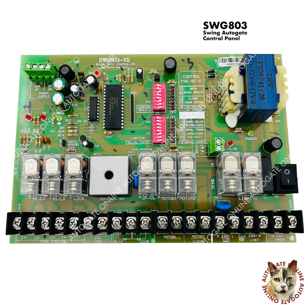 GCP-SWG-803 RANGER DIP-SWITCH SWING CONTROL PANEL (LOW-END) MODEL ...