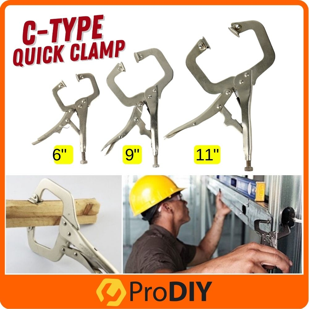 6" / 9" Alloy Steel Clamp Vice Vise Grip Locking Welding Quick Pliers ...