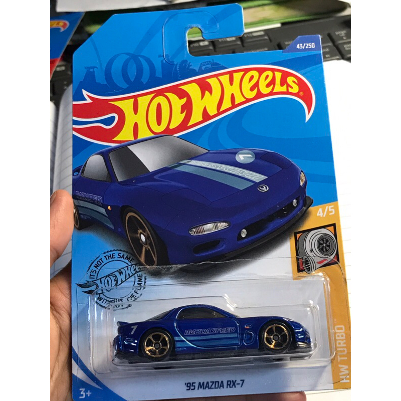 Hot Wheels 95 Mazda RX7 (Blue Mazdaspeed) | Shopee Singapore