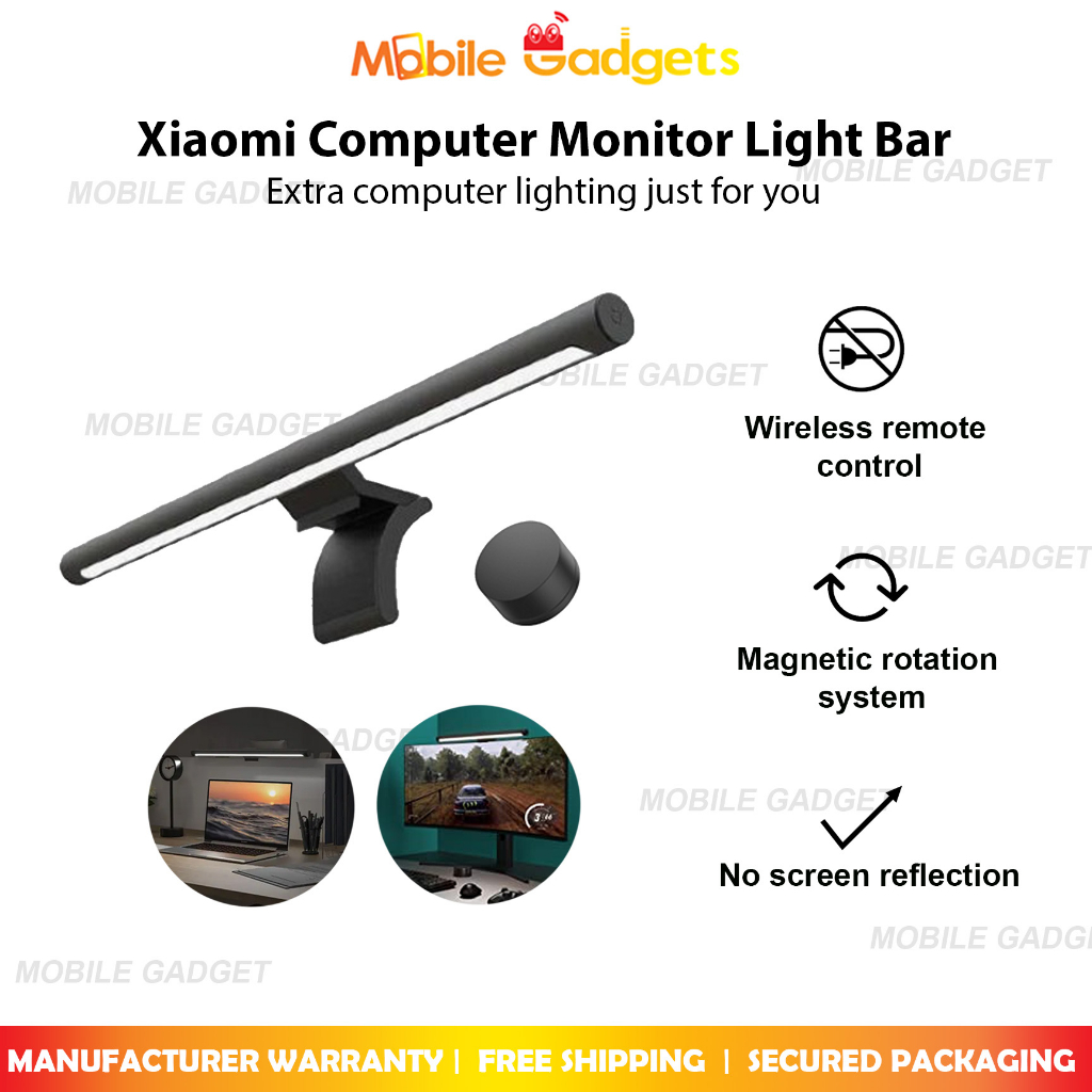 Xiaomi Computer Monitor Light Bar | New Set | 1 Year Warranty | Shopee Singapore