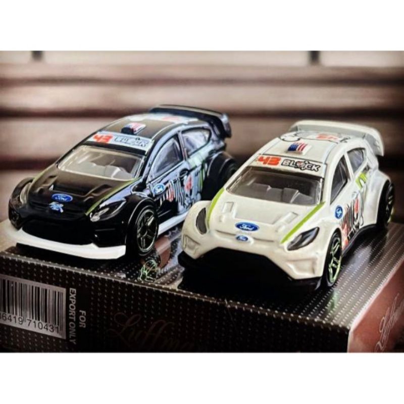 Hot Wheels Ford Fiesta Ken Block Combo(White & Black factory defect ...