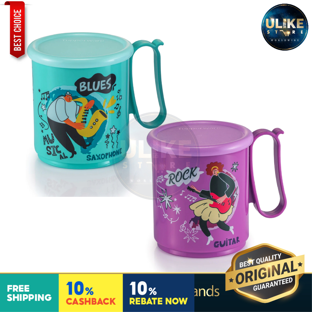 TUPPERWARE Jumbo Microwaveable Mug 500ml Cup Cawan Plastik Tupperware ...
