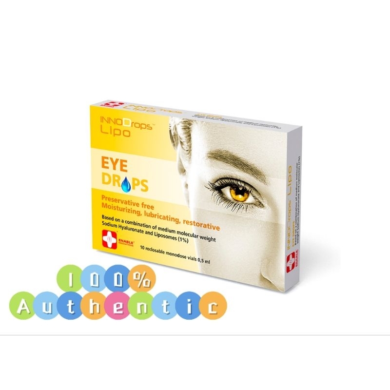 Innodrops Lipo eye drop sodium hyaluronate Liposomes [exp 7/2026] | Shopee Singapore