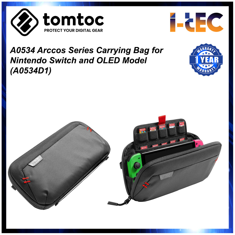 Tomtoc A0534 Arccos Series Carrying Bag for Nintendo Switch and OLED Model - Nintendo Switch Bag ...