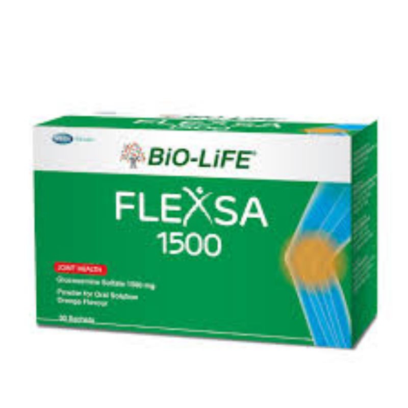 Bio-Life FLEXSA 1500MG (2X30 sachets) [Expiry 25/10/2023] Joint Pain ...