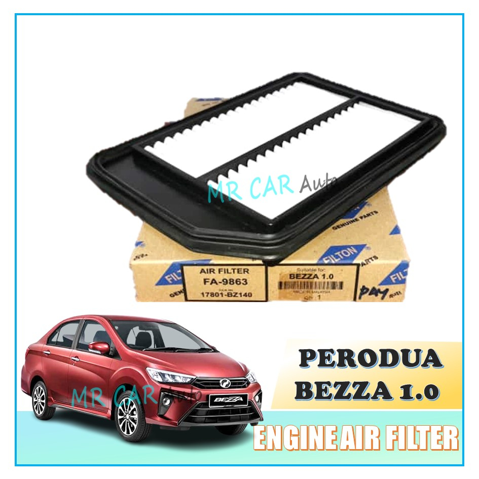 PERODUA BEZZA 1.0 ENGINE AIR FILTER (FILTON) | Shopee Singapore