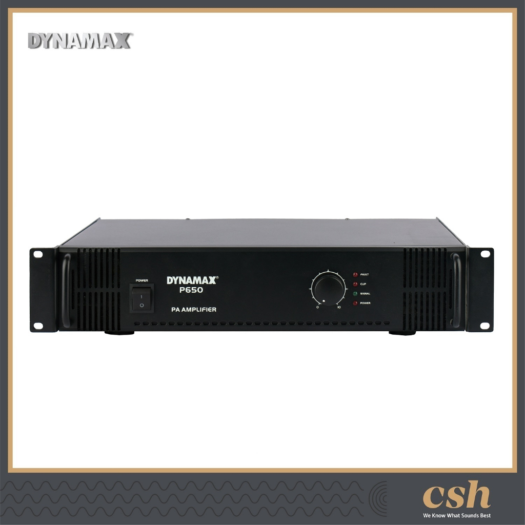 DYNAMAX P650 650W PA Booster Amplifier | Shopee Singapore