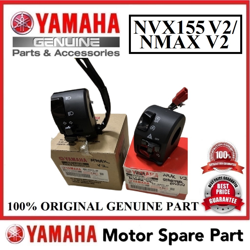YAMAHA NVX155 V2 / NMAX V2 HANDLE SWITCH 0 KIRI KANAN LH RH AEROX NVX N ...