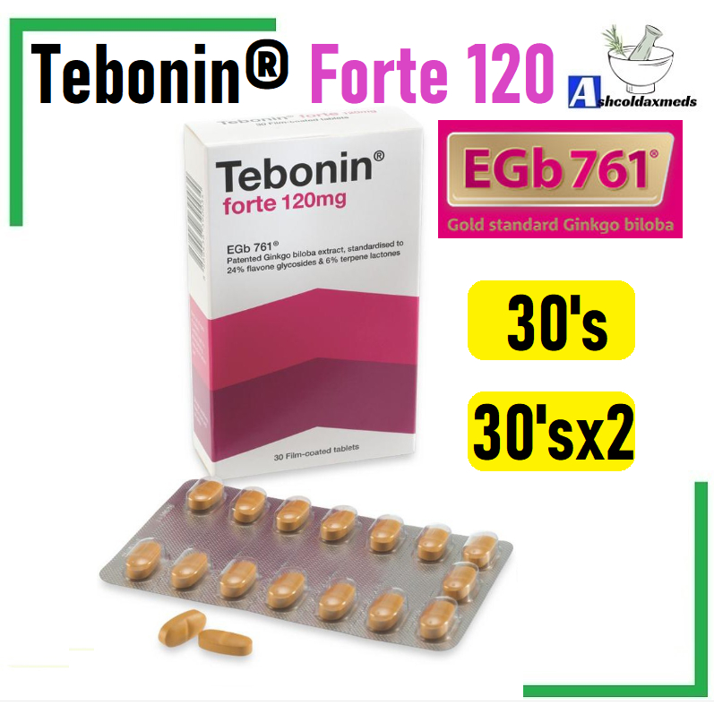Tebonin forte tablet 120mg 30s/30sx2/30sx3 (Tanakan alternative) EXP12 ...