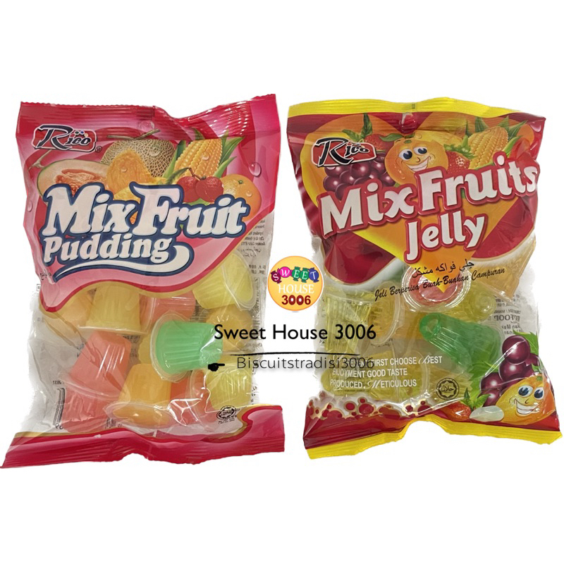 Rico 250g Mix Fruit Pudding Jelly Sumi Childhood Snack | Shopee Singapore