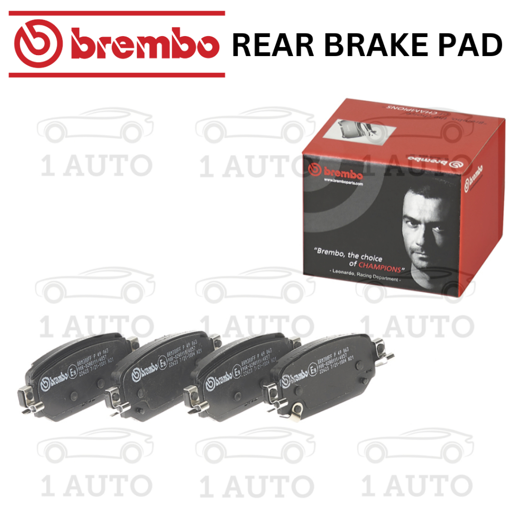 BREMBO REAR BRAKE PAD MAZDA 3 SKYACTIV BN (2017-on with EPB) MAZDA CX-3 ...