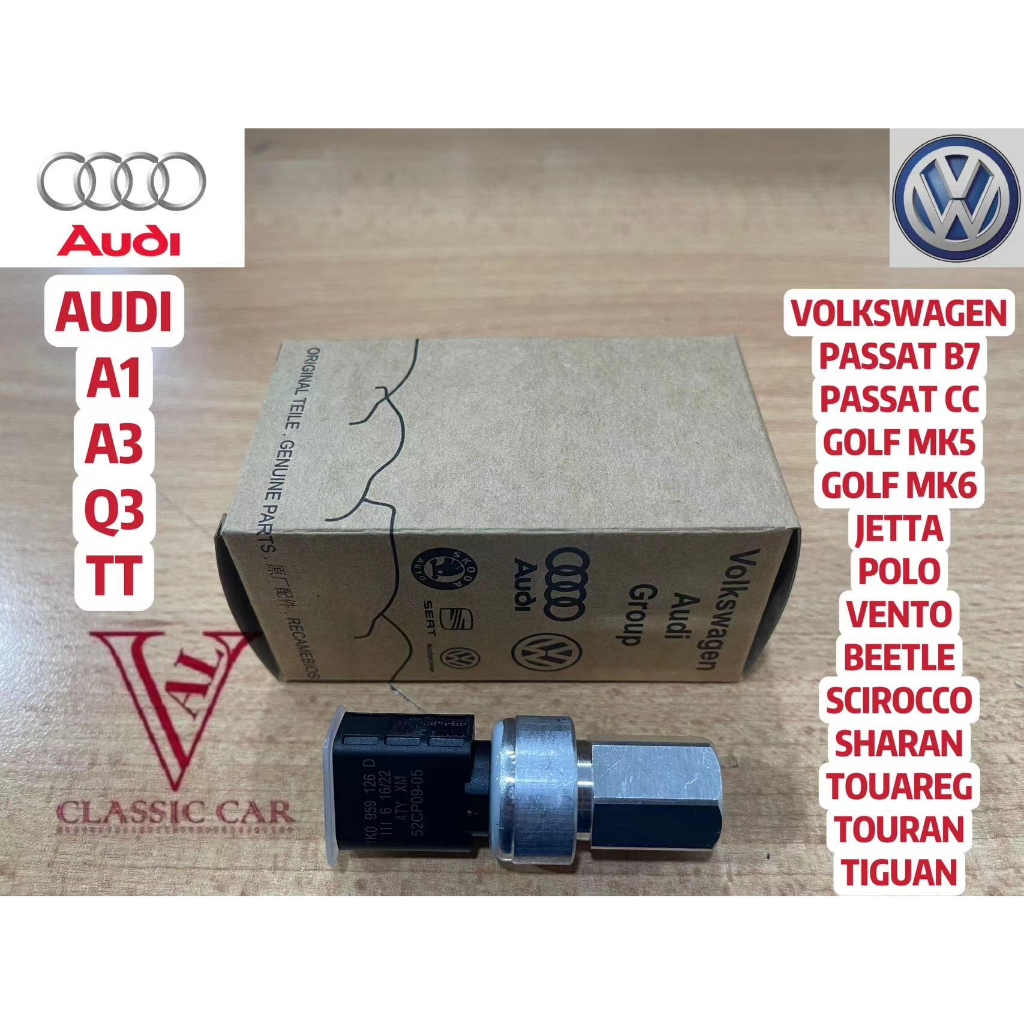 VOLKSWAGEN PASSAT GOLF MK6 JETTA POLO BEETLE AUDI A3 AIR COND PRESSURE ...