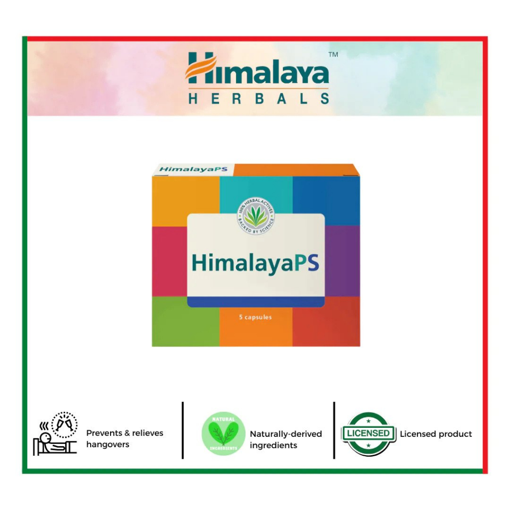 (Expiry: 2/2025) HIMALAYA PS Party Smart - 5 Capsules (Relieves ...