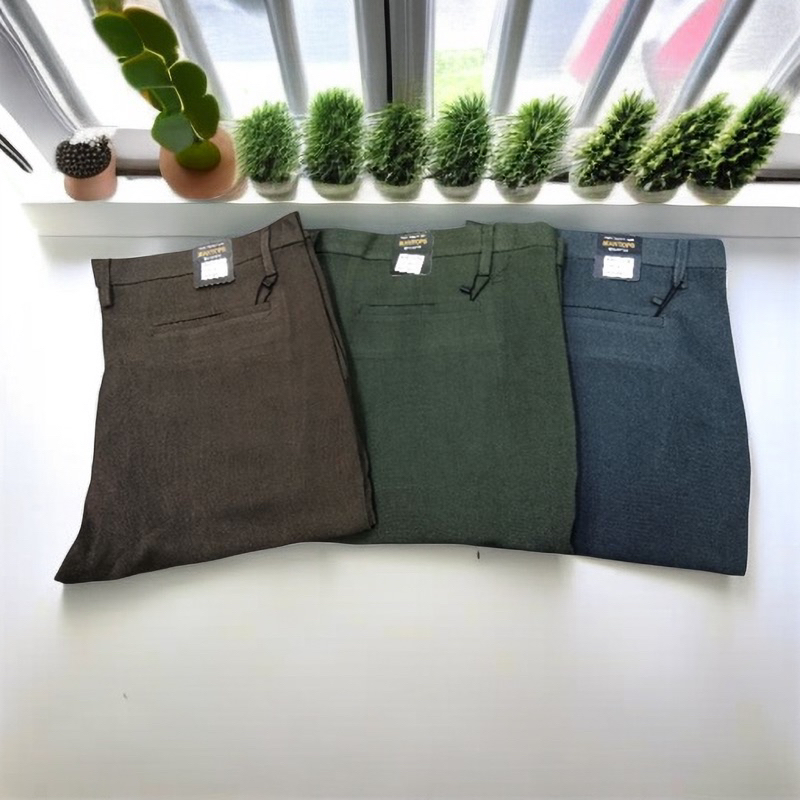 44-58 Men's Pants Long SLACK Sap4 Color Thick Fabric PLUS SIZE | Shopee ...