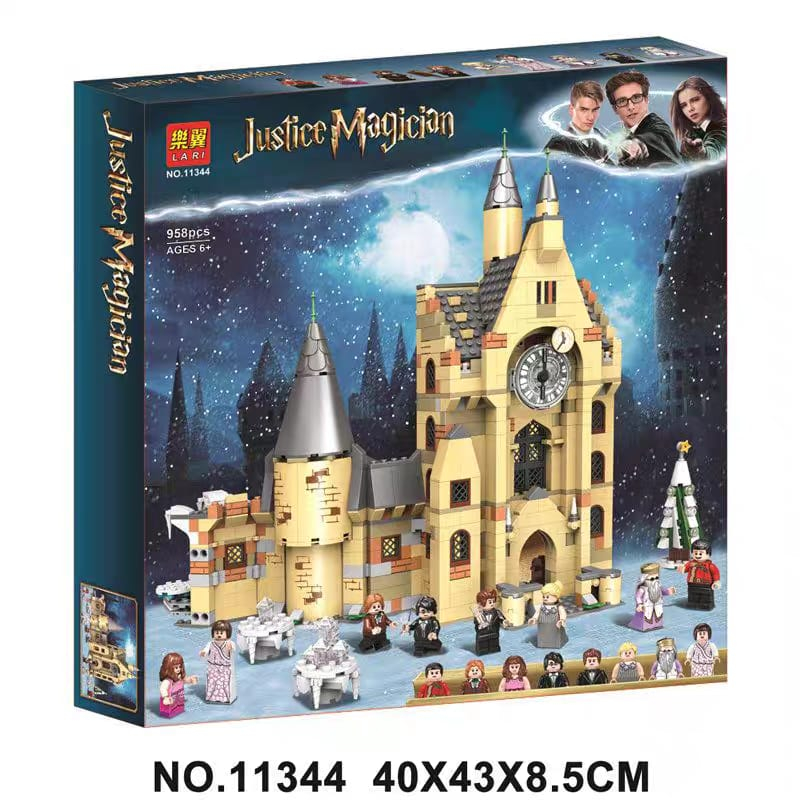 HARRY POTTER : HOGWARTS CLOCK TOWER BUILDING BLOCK(11344A) | Shopee ...