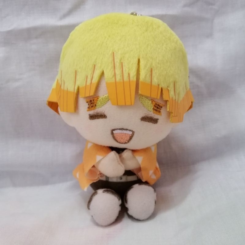 Agatsuma Zenitsu DEMON SLAYER KIMETSU NO YAIBA chibi SOFTTOY PLUSH doll ...