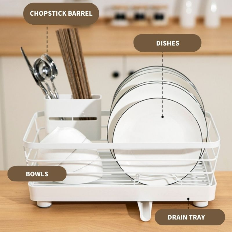 Sinki Rak Pinggan Mangkuk Rak Dapur Kitchen Organizer Storage Rack ...