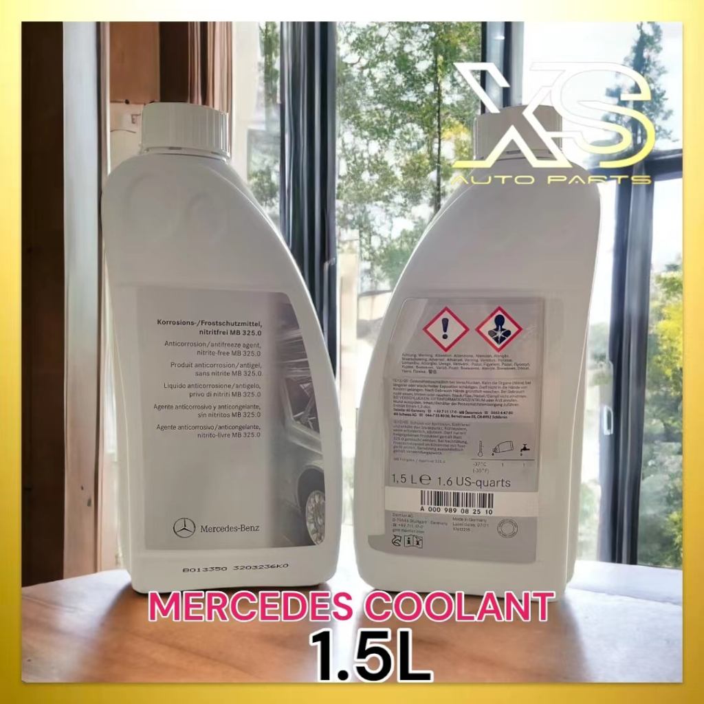 100% MERCEDES COOLANT MADE IN GERMANY A000989082510 A 000 989 08 25 10 ...