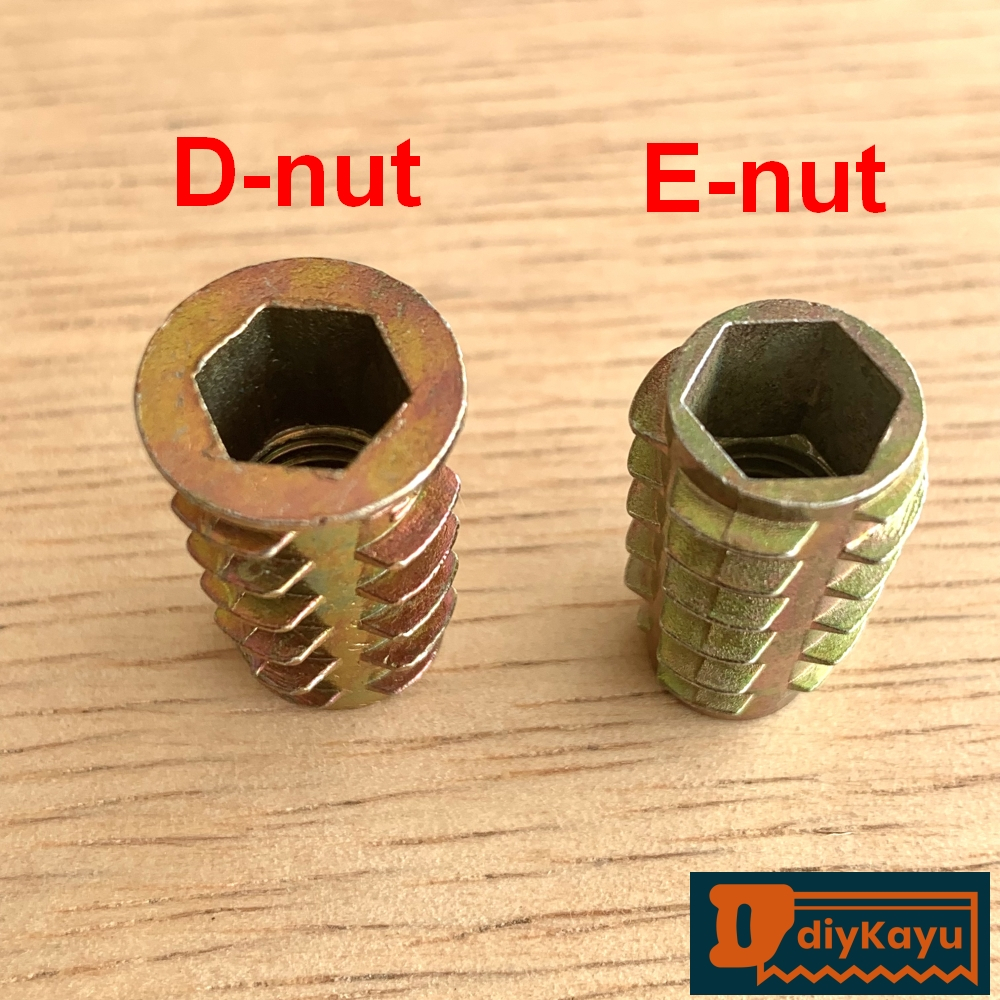 D-nut M4 M5 M6 M8 M10 Zinc Alloy Threaded Insert Nut Flange Type D ...