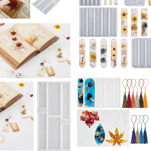 Acuan Ekposi Penanda Buku - Bookmark Silicone Mold for Epoxy Resin ...