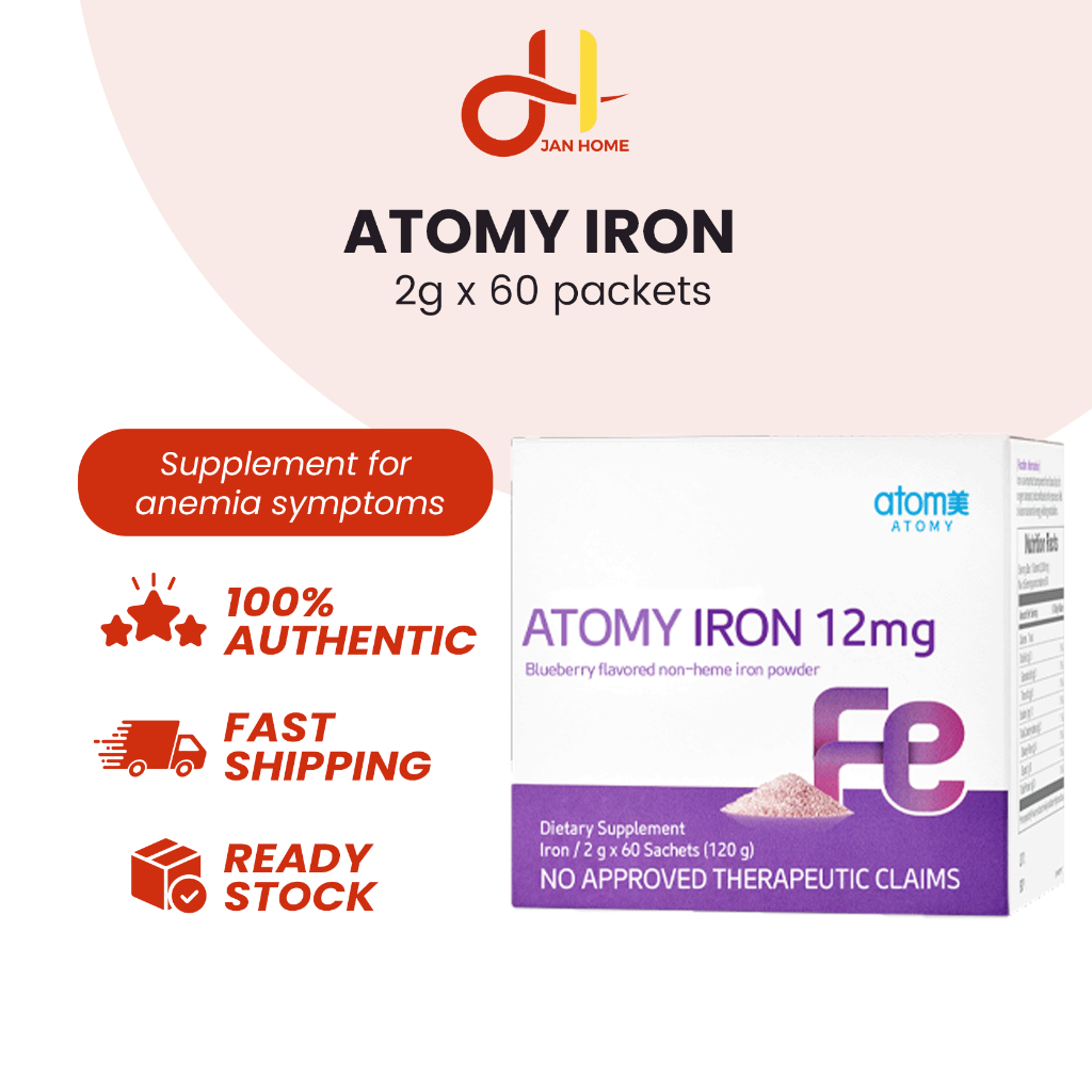 Atomy Iron Fe Supplement (2g x 60 packets) | Shopee Singapore