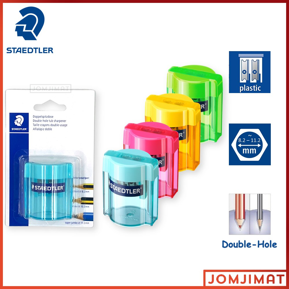Staedtler Double-hole Container Tub Sharpener 513 006 / 513 006 BK ...