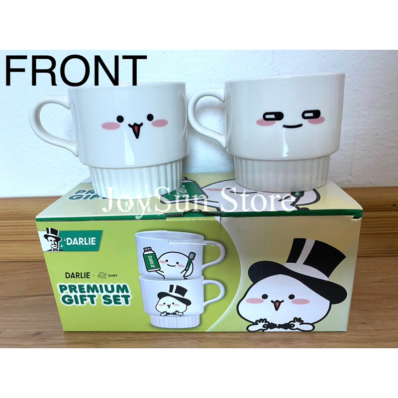 Limited Edition QUBY Mug Darlie ( set of 2) | Shopee Singapore