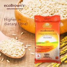 ecoBrown's Steam Brown Rice | Beras Perang Kukus (2kg) | Shopee Singapore