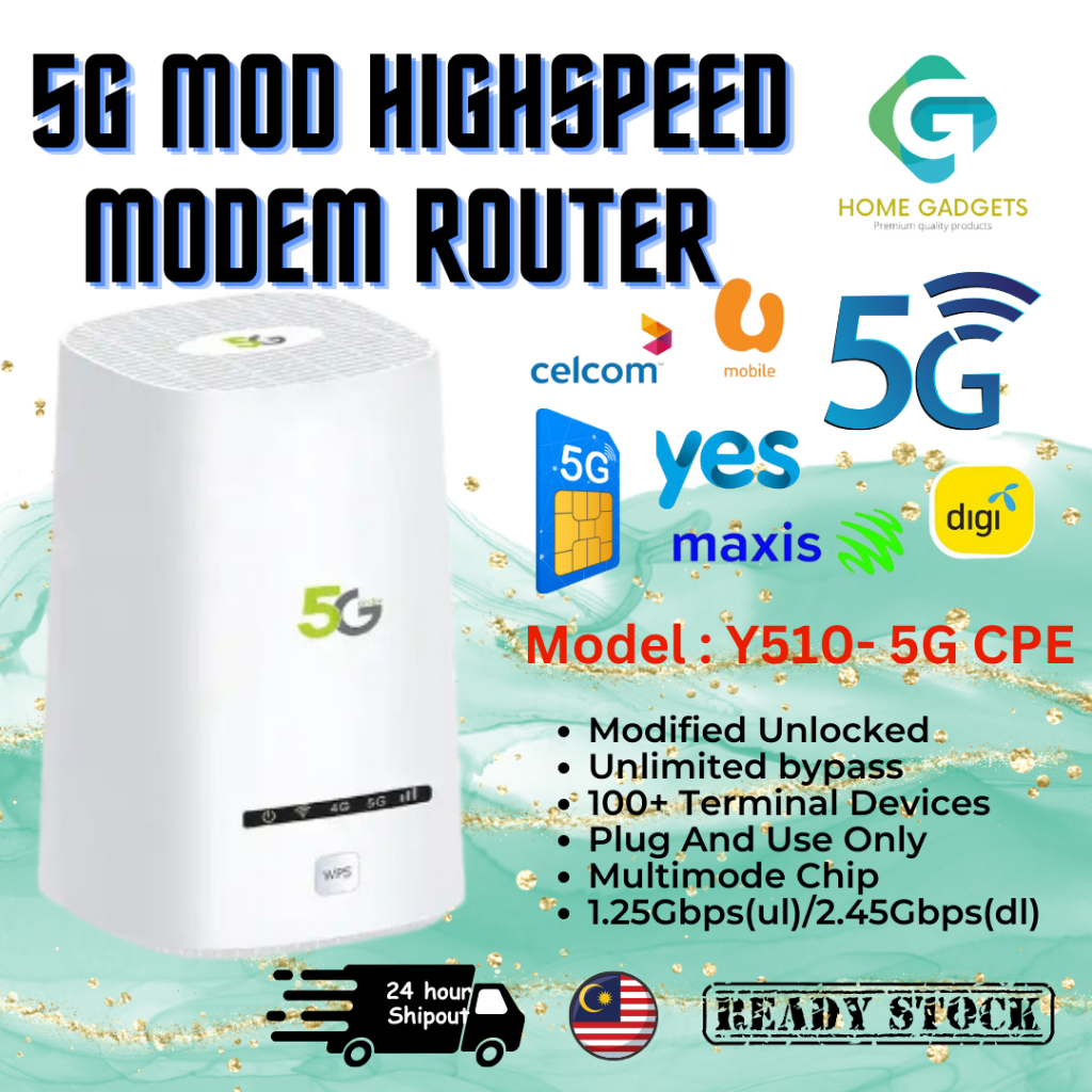 24hour Shipout Y510-5G CPE High Speed Modem Router 2023 Mods Unlocked ...
