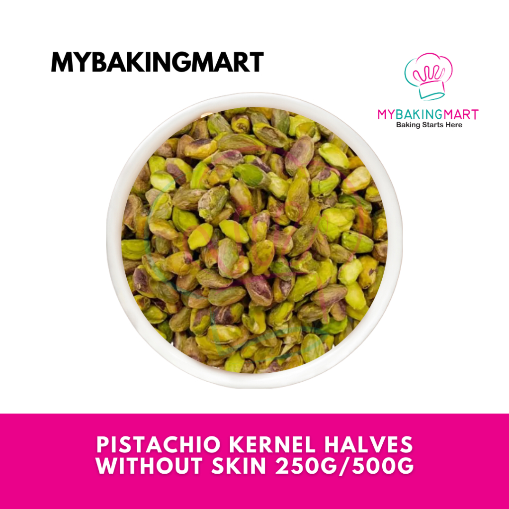 Raw Pistachio Kernel Without Shell Half / Whole 250g / 500g - Kacang ...