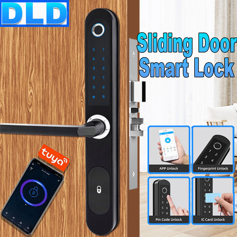 DLD Digital Lock Tuya App RFID Smart Door Lock Gate Fingerprint Door ...