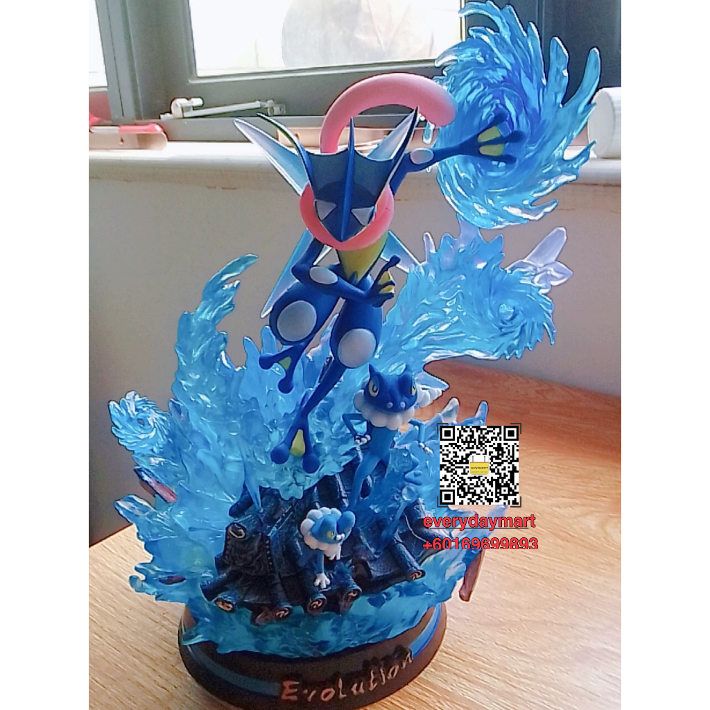 POKÉMON💥GRENINJA EVOLUTION ILLUMINATED💥ACTION FIGURE TOYS STATUES🔥 ...