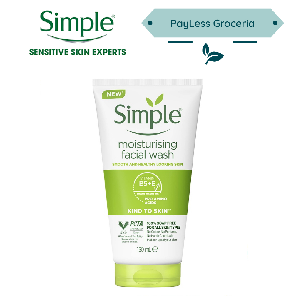 Simple Moisturising Facial Wash 150ml | Shopee Singapore