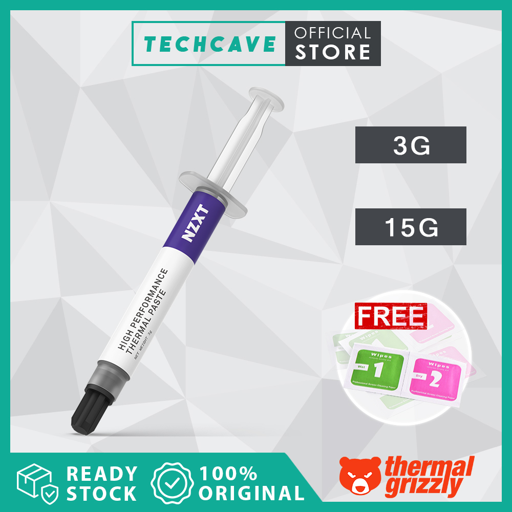 NZXT High Performance CPU Thermal Paste Grease (3G / 15G) | Shopee Singapore