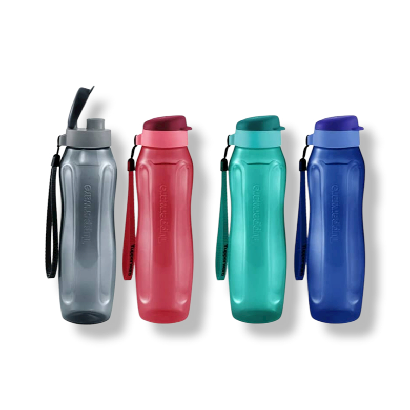 Tupperware Slim Eco Bottle/Botol Air/Aquaslim 1L/750ml/500ml/310ml(1pc ...