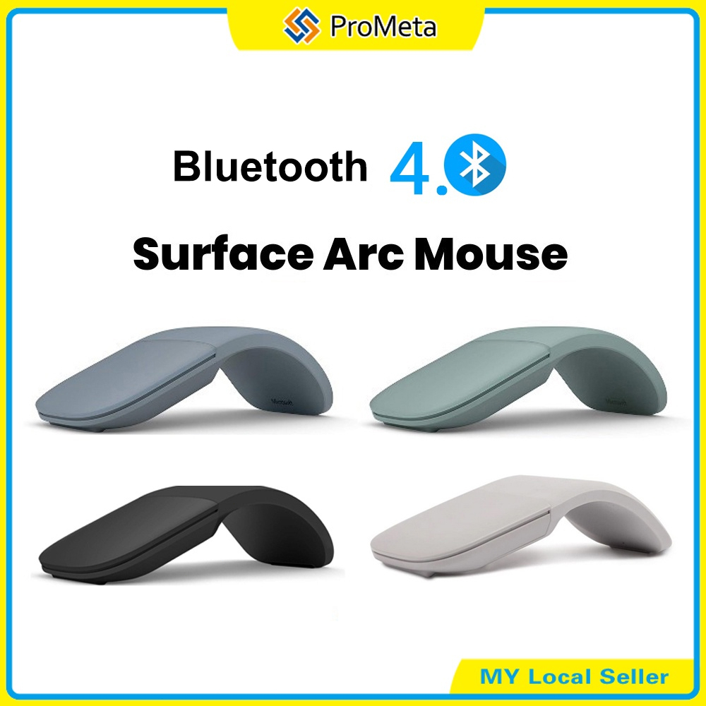 Bluetooth Arc Touch Mouse Portable Wireless Foldable Silent Slim ...