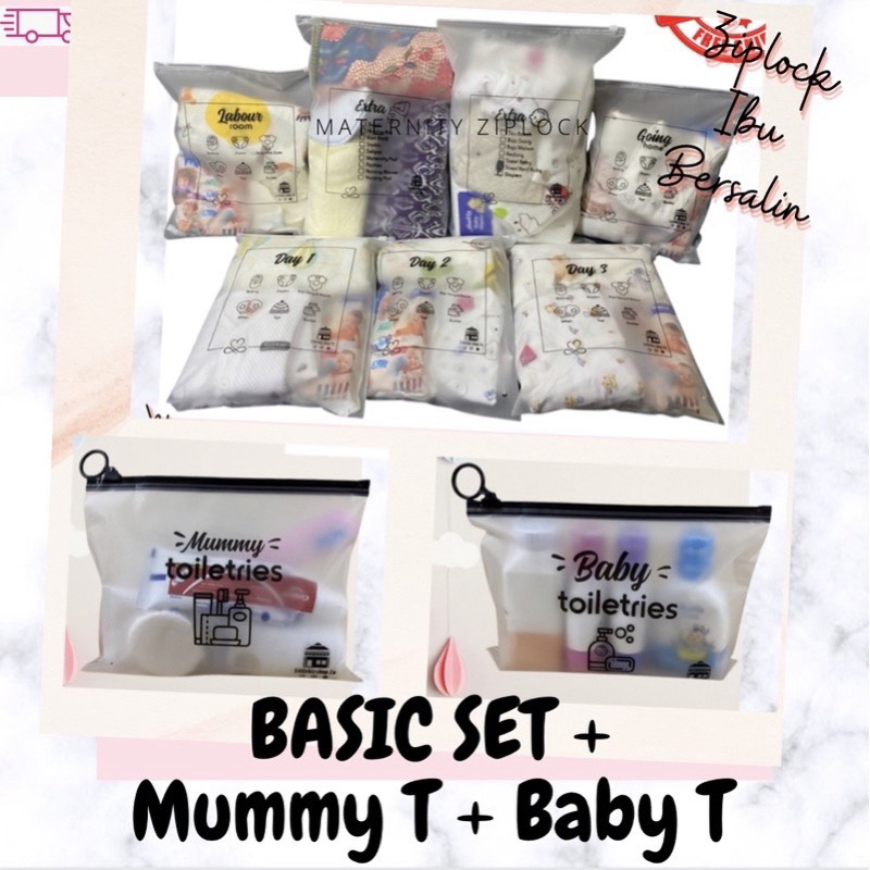 BEG PLASTIK ZIPLOCK PACKING BAJU IBU, BABY & BARANG KEPERLUAN KE ...