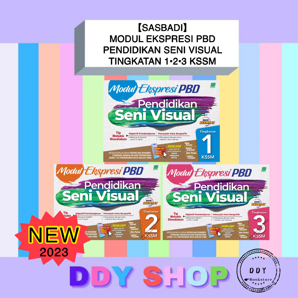 Sasbadi】pbd Expression Module Visual Arts Education Form 1 2 3 Fourth ...