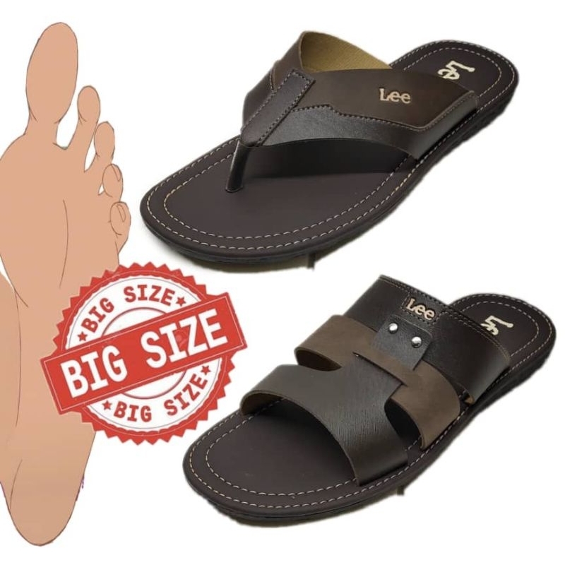 Lee Extra Big Size Men's Comfort SandalsSandals/Extra Size besar Lee ...