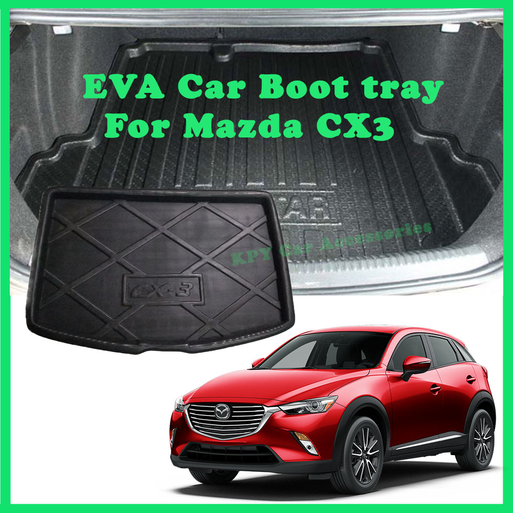 MAZDA CX3 EVA Copolymer Car Boot Tray Luggage Cargo Trunk Tray Dulang ...