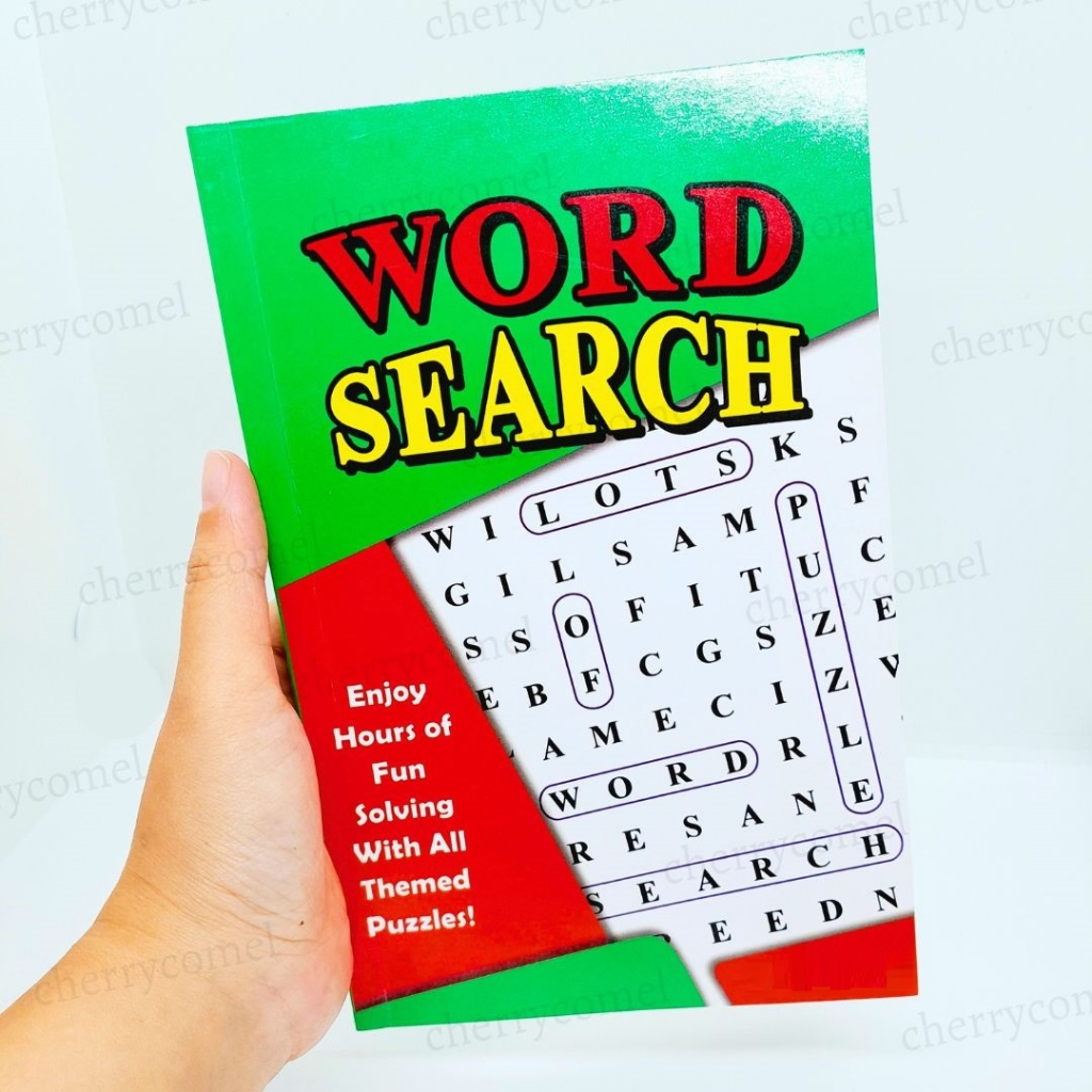 Word Search Book Puzzle Book Brain Exercise Puzzles | Shopee Singapore