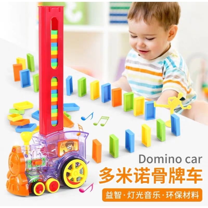 Dominoes Electric Train Game Automatic Licensing Display Children's ...