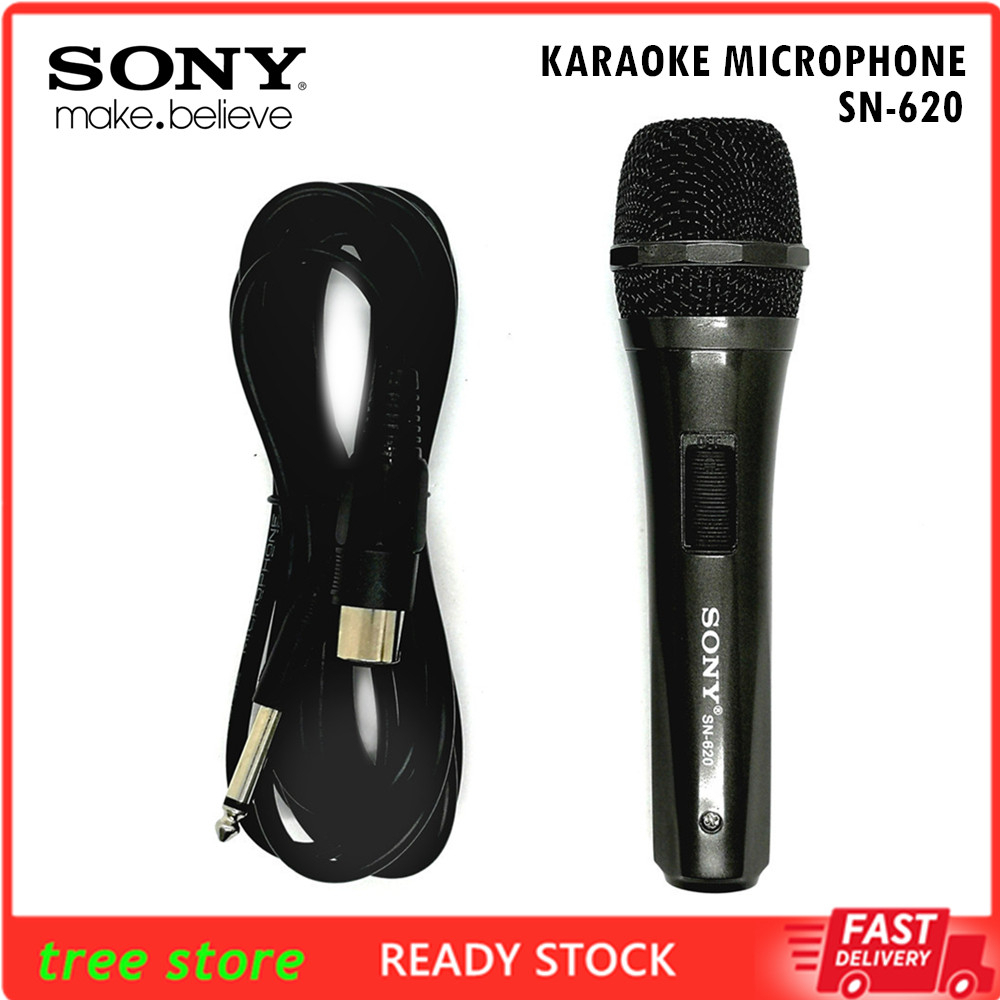 Sony SN-620 Professional Dynamic Microphone For Vocal/Karaoke Home High Quality Mic Mikrofon 麦克风 ...