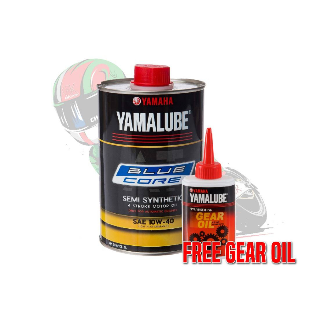 Yamalube Scooter (FREE Gear Oil) AT Semi Synthetic / Blue Core Engine ...