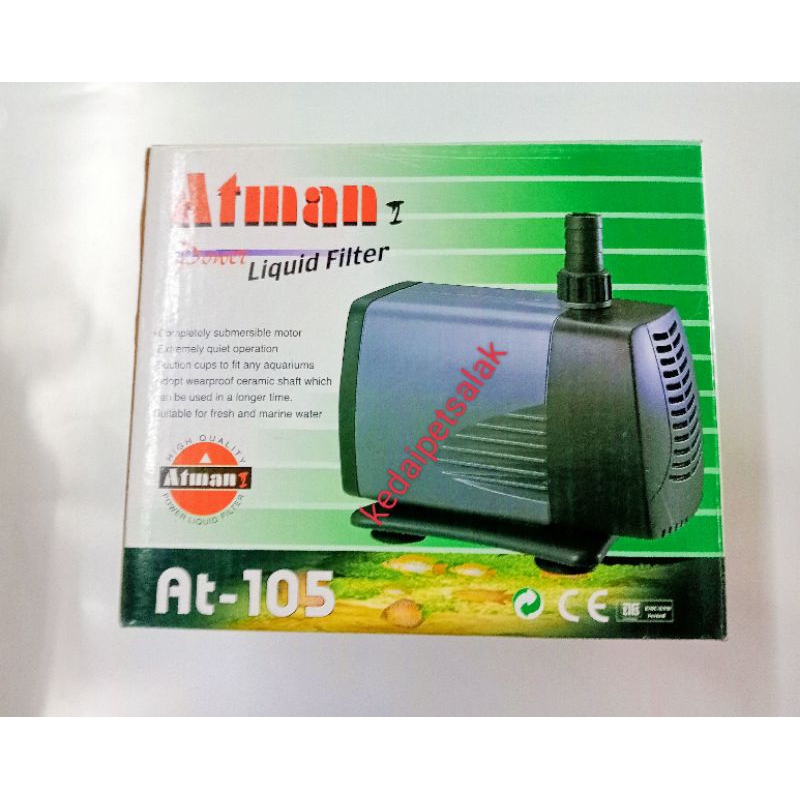 Water Pump ATMAN 105 - SUBMERSIBLE PUMP (3000 L/H) | Shopee Singapore